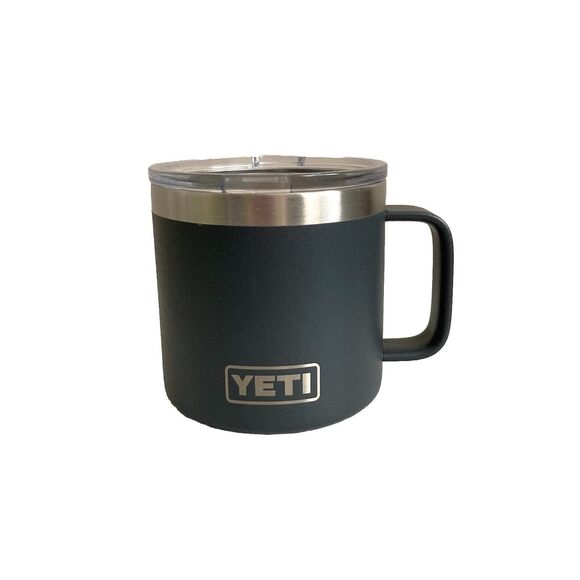 Yeti | Kitchen | Yeti Rambler Mug Gray Handle Standard Lid Stainless ...